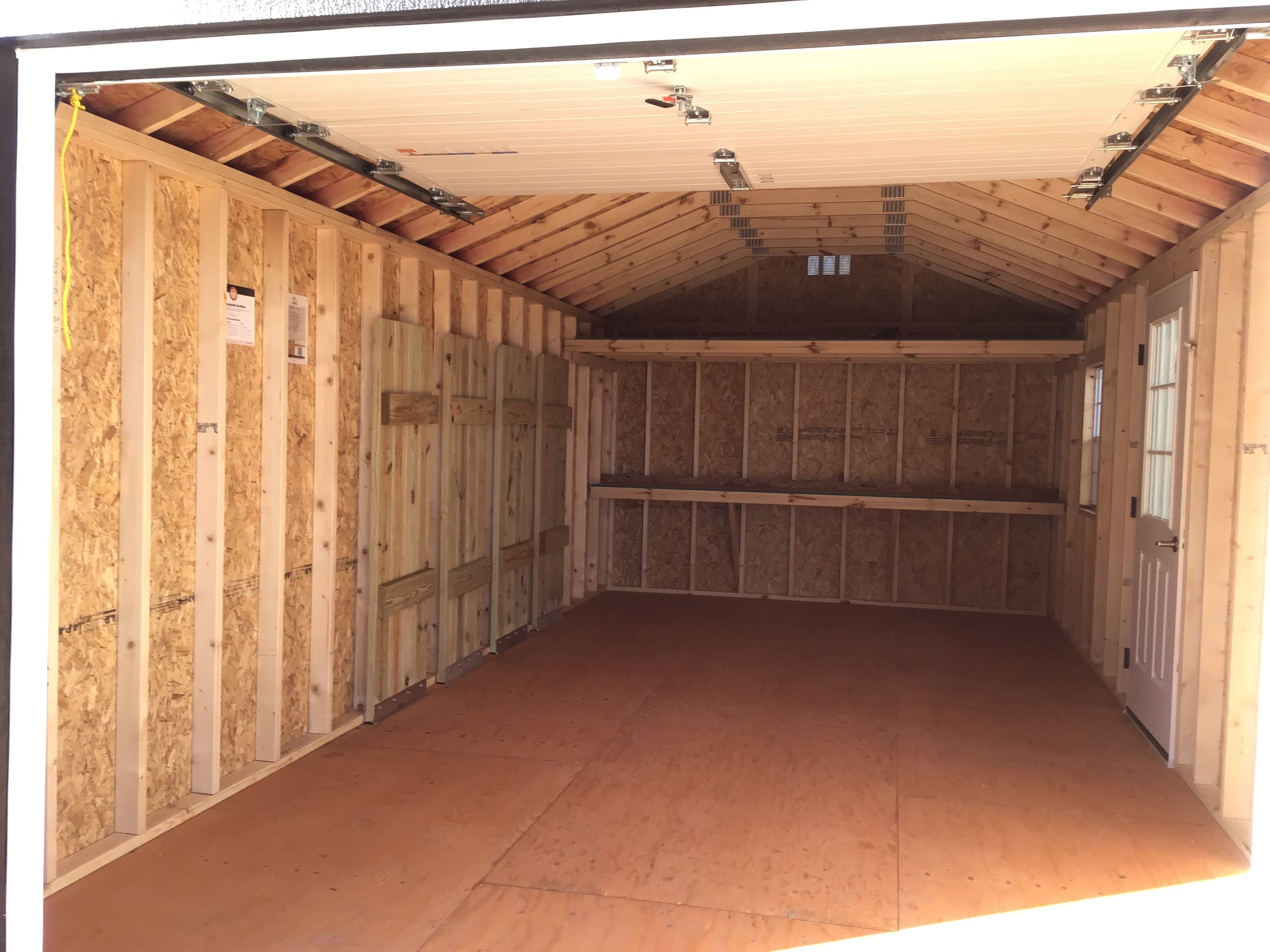 12X24 Farm Garage Storage Package With Wood Panel Siding Located in St ...